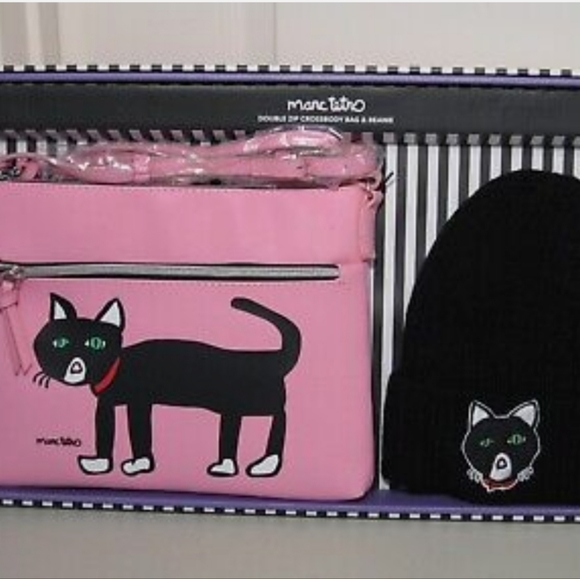 Marc Tetro | Bags | Marc Tetro Cat Double Zip Nib | Poshmark